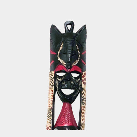 Majestic Maasai Totem Mask from Africa | Craft Montaz