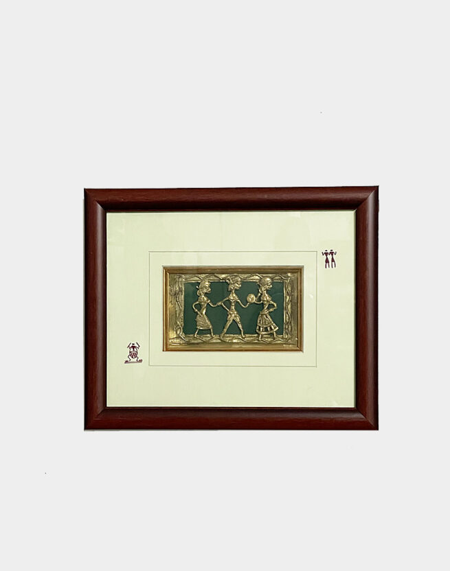Framed Wall Art | Dhokra Metal Paintings | Craft Montaz
