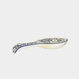 Mexican Blue Pottery | Spoon Rest | Functional Pottery